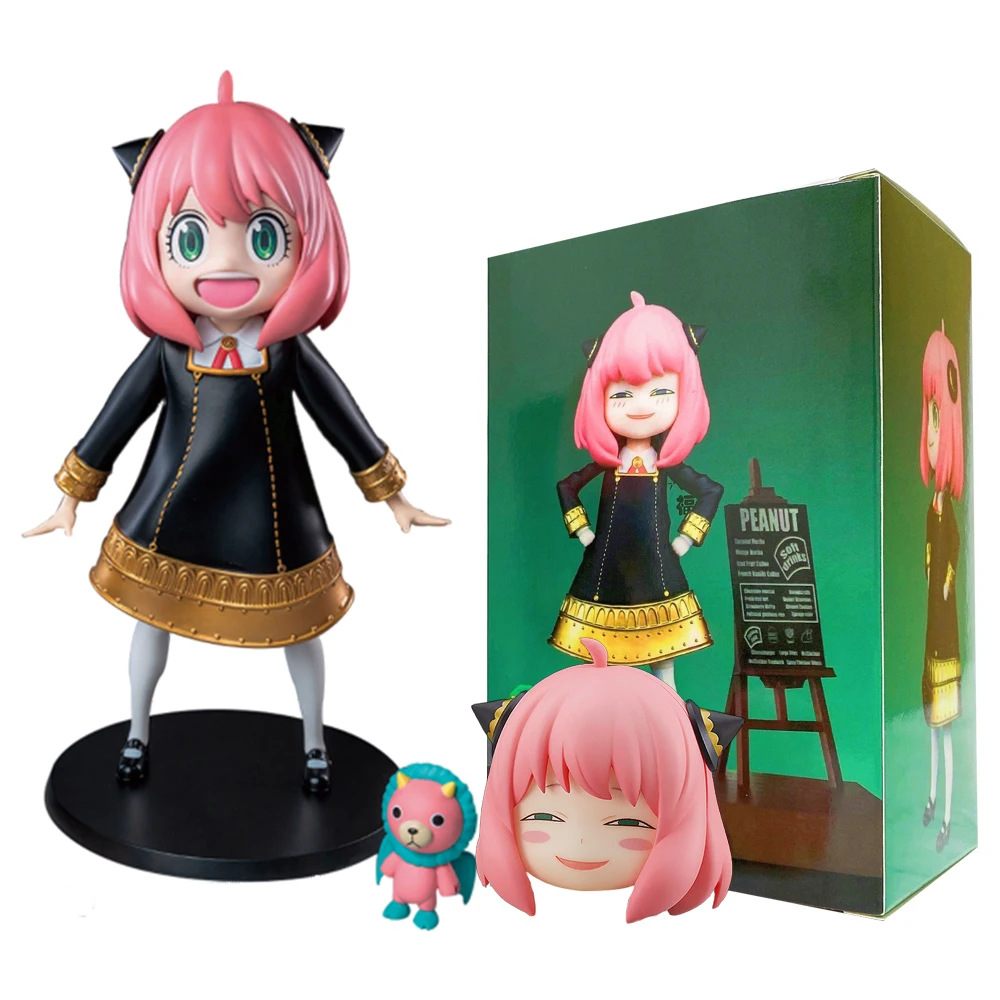 17CM-Anime-Spy-Family-Anya-Figure-Replacement-Head-Model-Toy-Gift ...