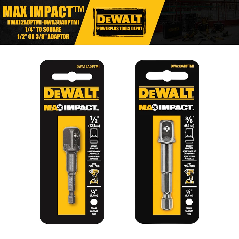 DEWALT-DWA12ADPTMI-DWA38ADPTMI-MAX-IMPACT-1-4-TO-SQUARE-1-2-or-3-8 ...