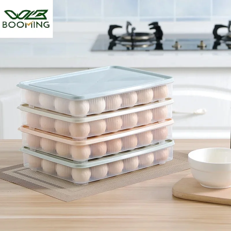 Egg-Storage-Box-Kitchen-Refrigerator-Household-Preservation-Storage-Box ...