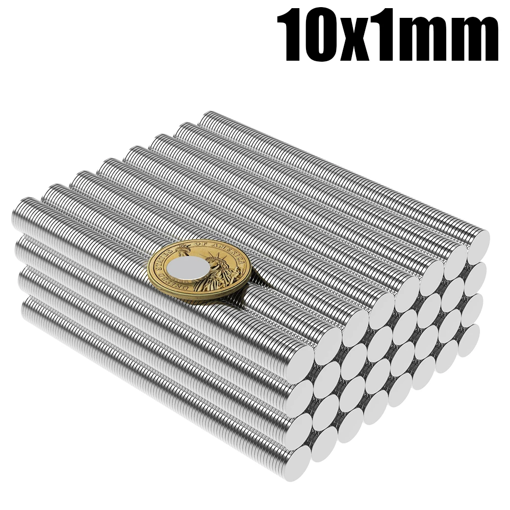 10-20-50-100-200-500Pcs-10x1-Super-Strong-Magnet-10mm-X-1mm-Round ...