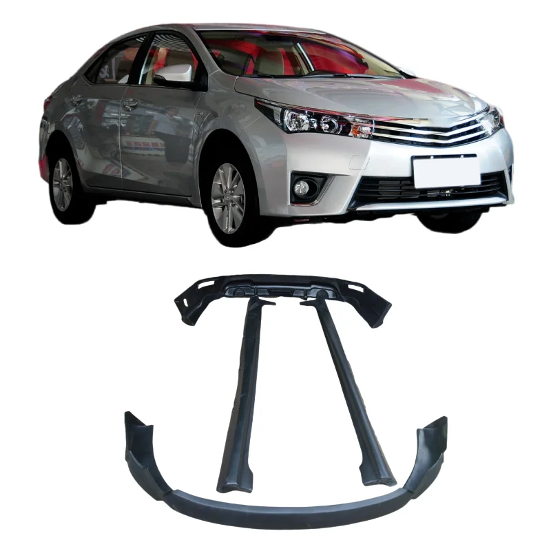 Auto-Body-Systems-Pp-Wide-Body-Kit-Front-Bumper-Lip-Rear-Bumper-Lip-and ...