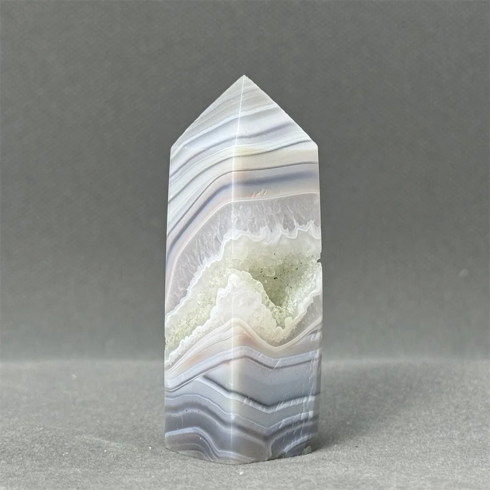 Natural-Gem-Agate-Geode-Obelisk-Mineral-Stone-Energy-Meditation-Healing ...