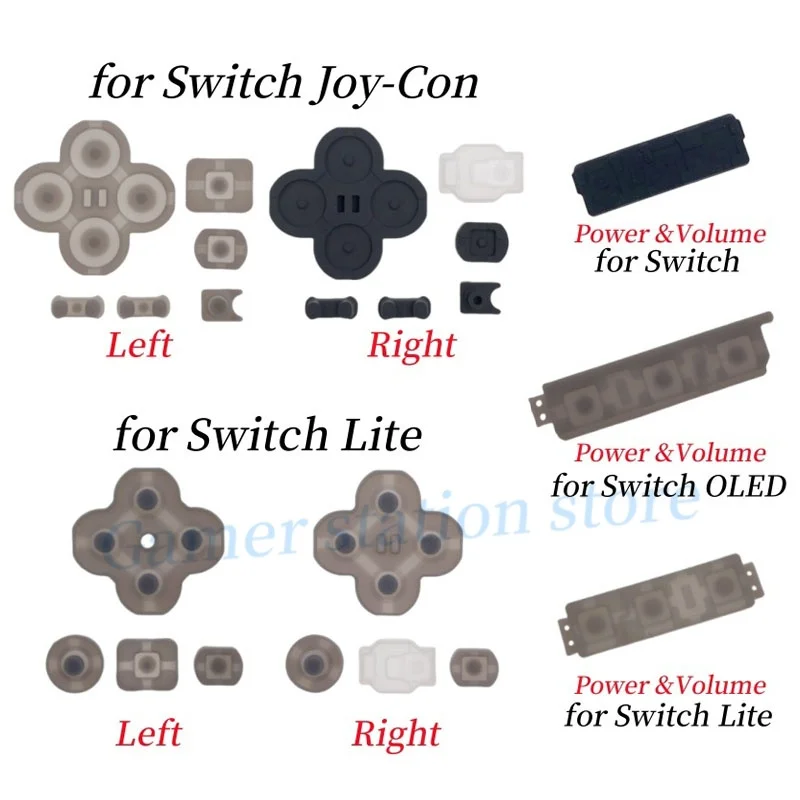 1-10 Set For Nintendo Switch NS Lite NS Oled Power Volume On/OFF Switch ...