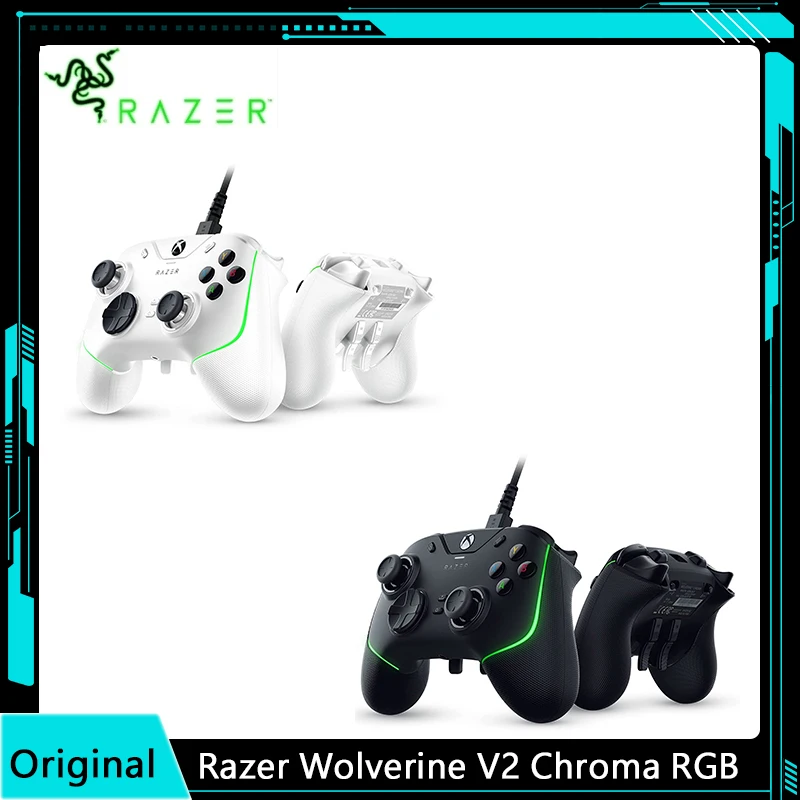 Razer 울버린 V2 크로마 유선 게이밍 프로 컨트롤러, Xbox 시리즈 X | S, Xbox One, RGB 조명 제거 가능 ...