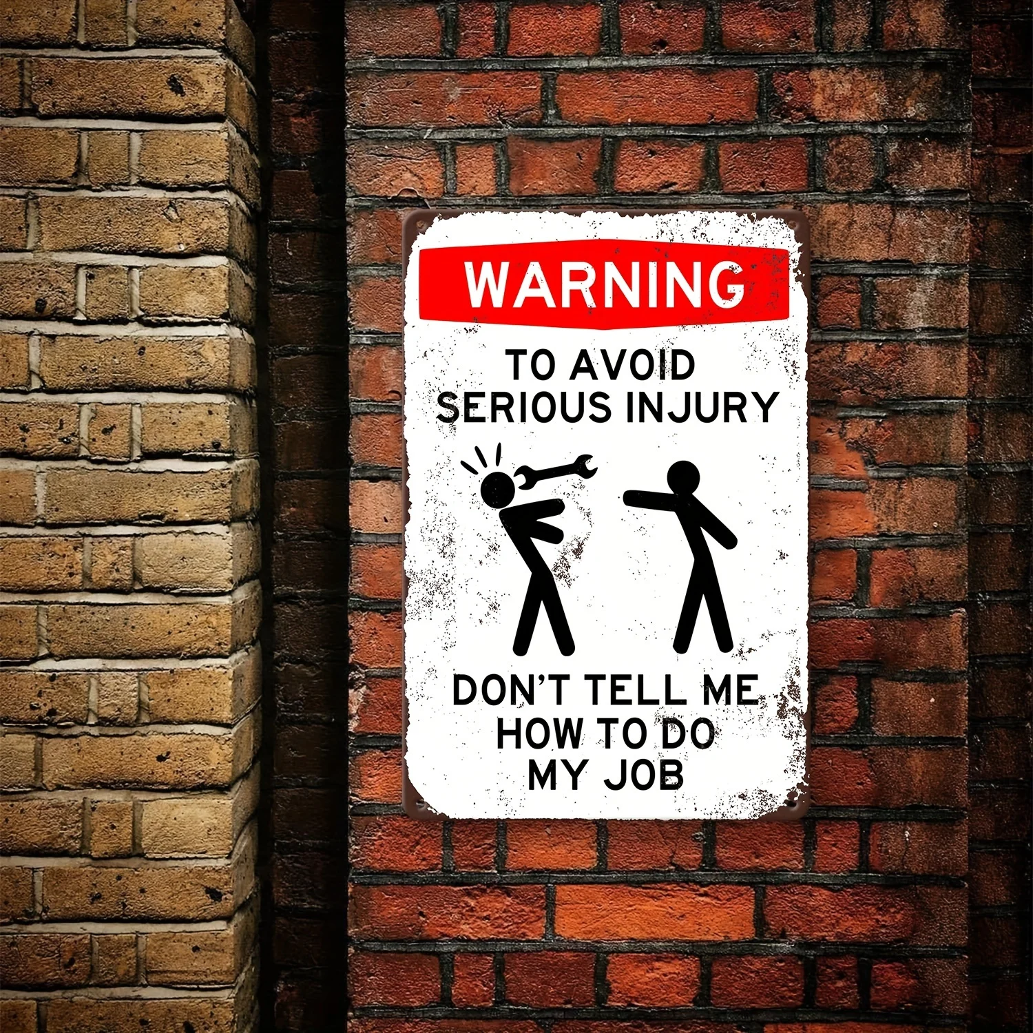 2pcs-3pcs-Metal-Signs-Warning-Signs-TO-AVOID-SERIOUS-INJURY-DON-T-TELL ...