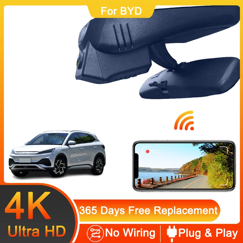 For-BYD-ATTO-3-DON-Front-and-Rear-4K-Dash-Cam-for-Car-Camera-Recorder ...