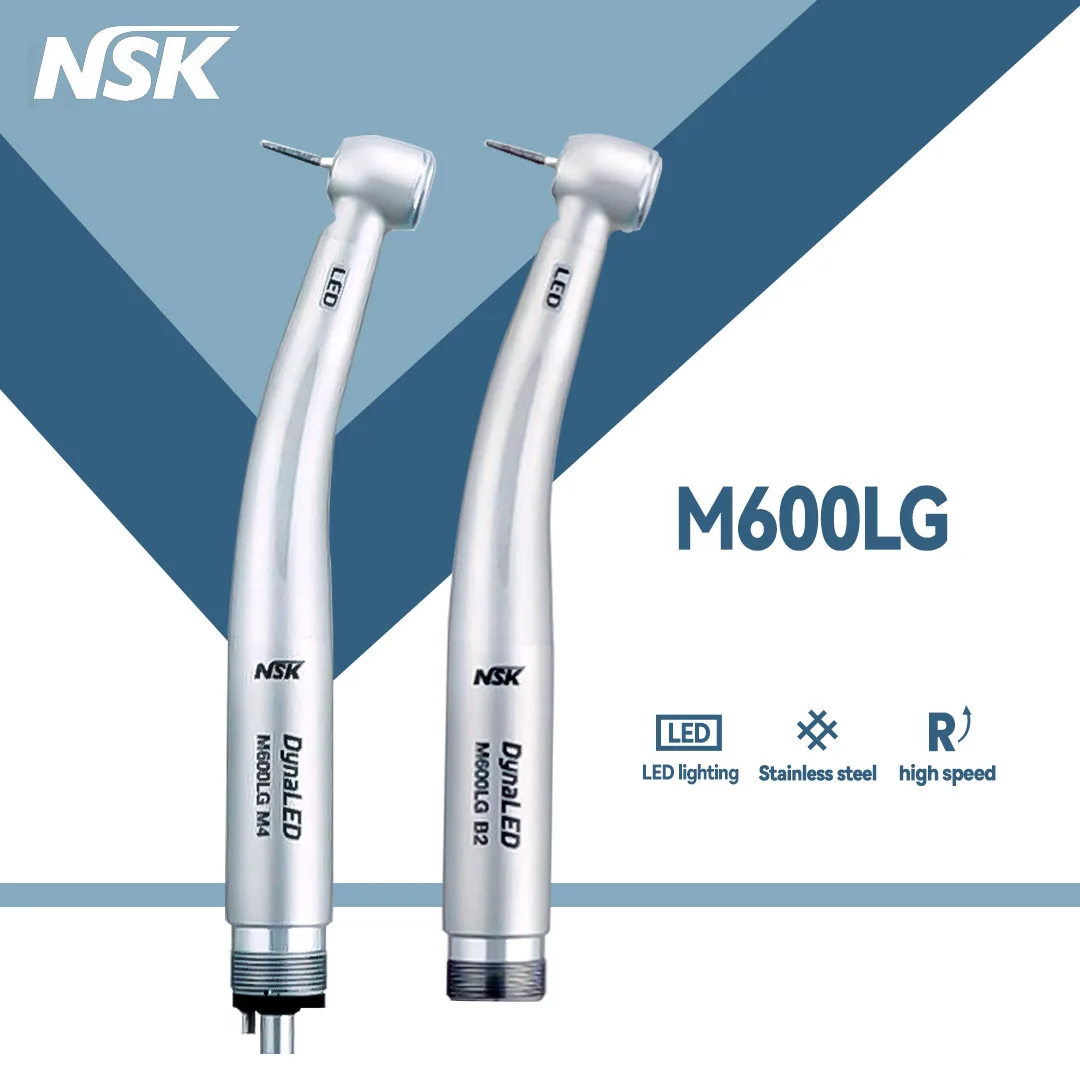 NSK-DynaLED-M600LG-Handpiece-with-LED-Light-M4-Push-Button-High-Speed ...
