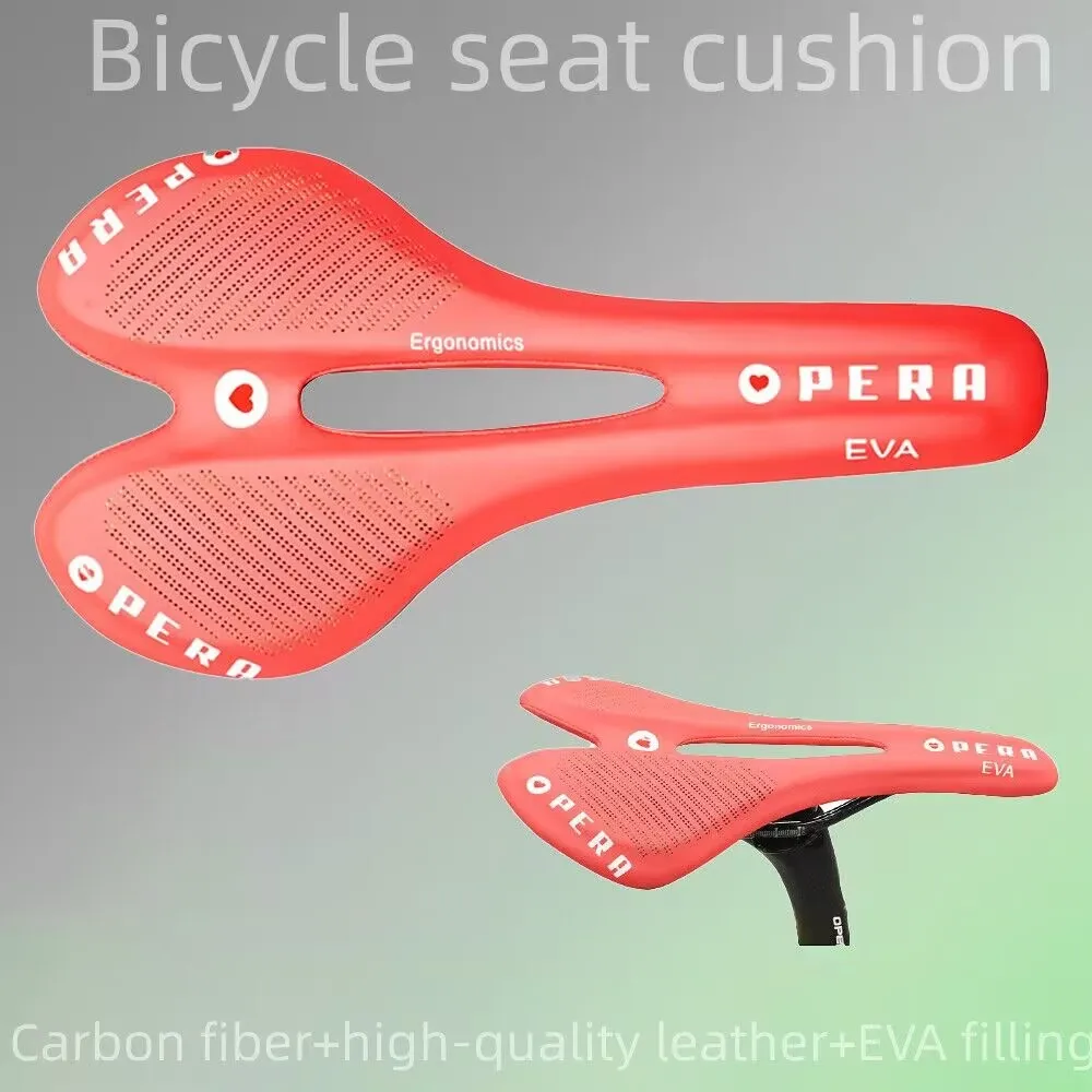 Full-Carbon-Fiber-Saddle-Material-Ultra-Light-Leather-Cushion-Road ...
