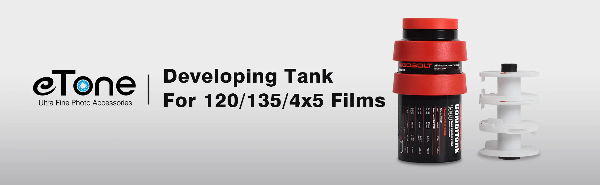 Darkroom Developing Tank Spiral Reel For Processing 120 135, 50% OFF