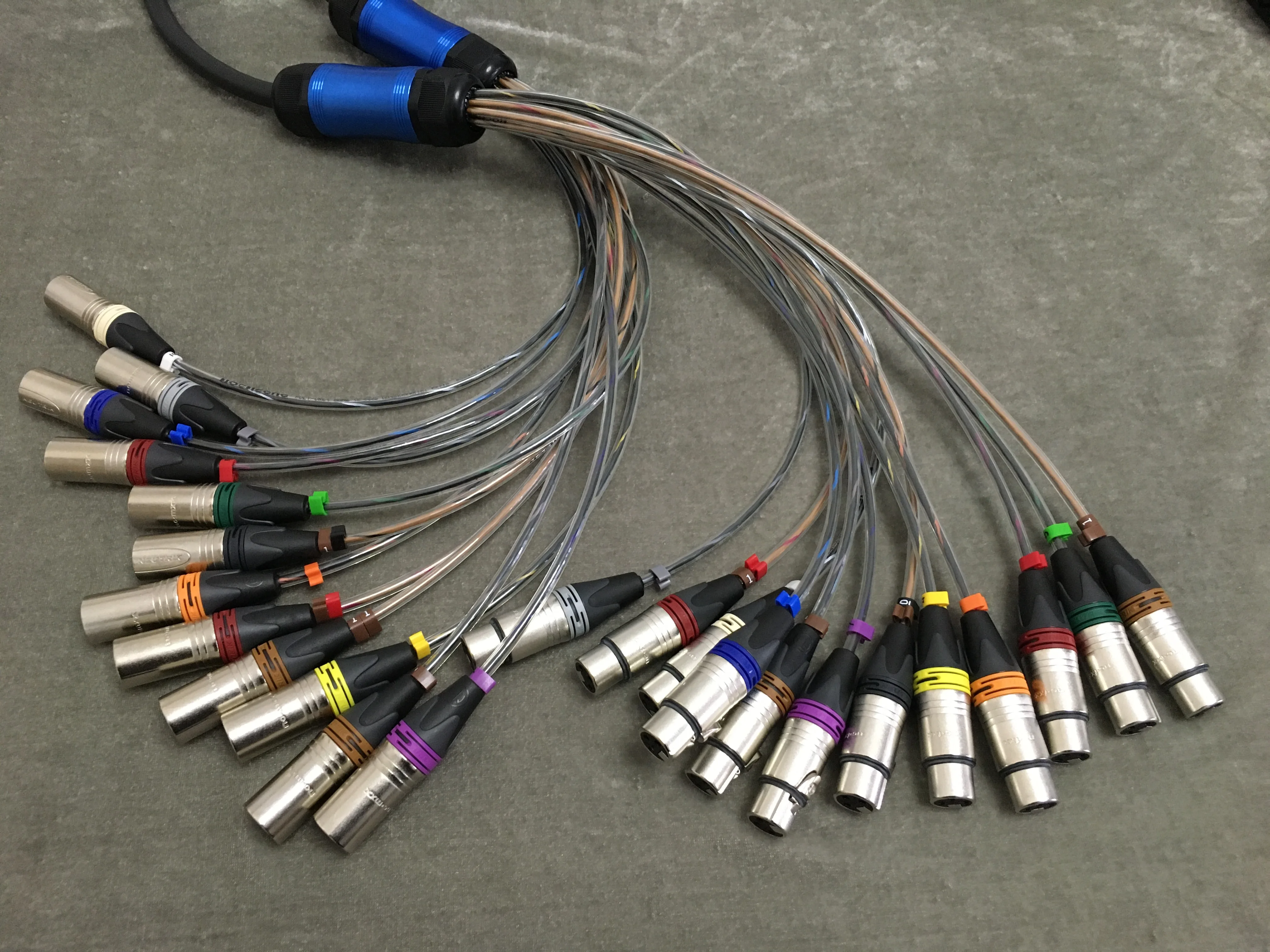 DIY-snake-8CH-cable-with-CANARE-8CH-MR202-8AT-cable-with-NEUTRIK-3-xlr ...