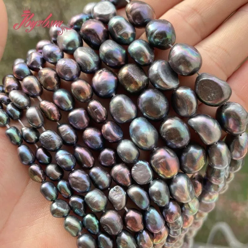 Real Natural Black Pearls