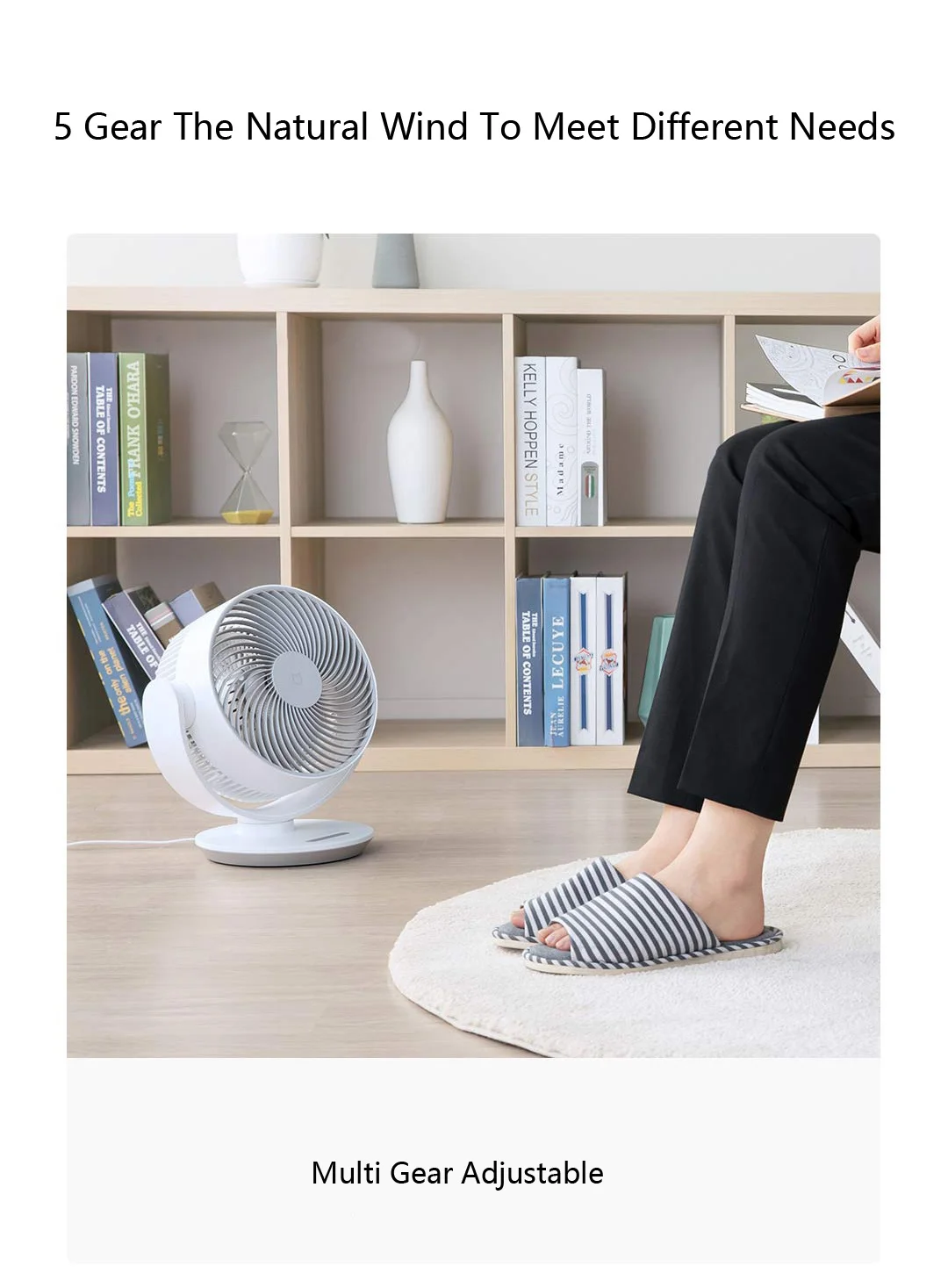 XIAOMI MIJIA Desktop Fan DC Inverter Air Circulation High Air Volume 3D ...