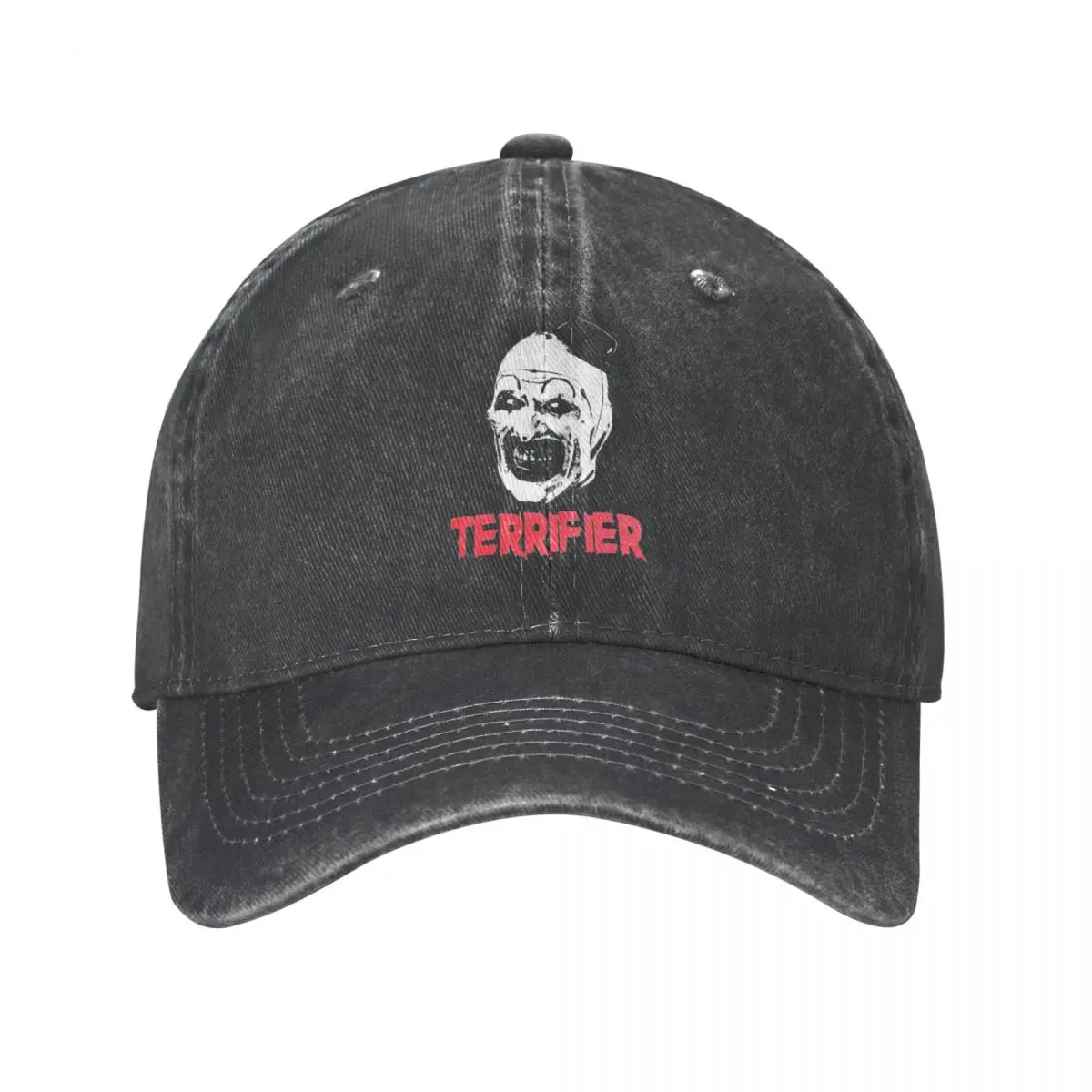 Terrifier-Clown-Baseball-Cap-Casual-Distressed-Washed-Headwear-for-Men ...