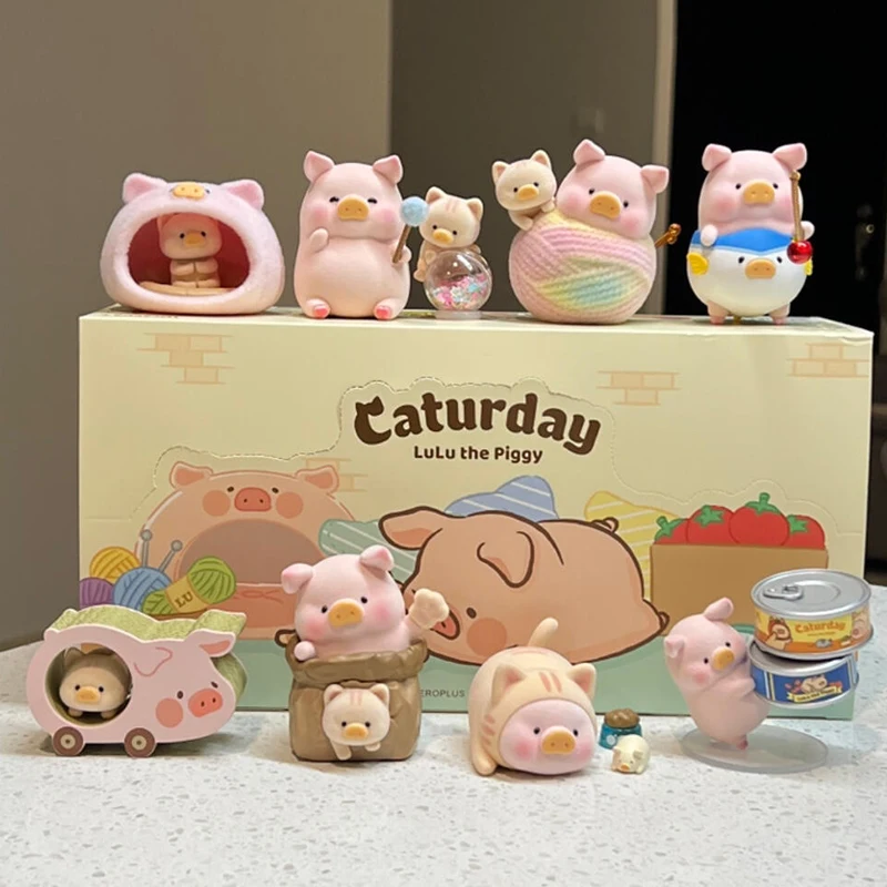 LULU-Pig-The-Caturday-Series-Blind-Box-Cute-Piggy-Anime-Figure-Kawaii ...