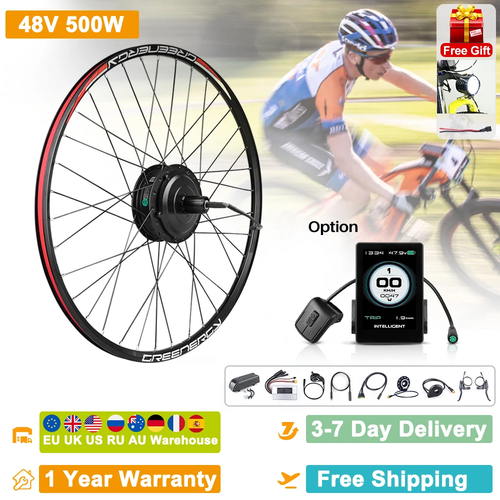 Electric Bicycle Bafang 48v 500w Rear Hub Motor Conversion Kit ...