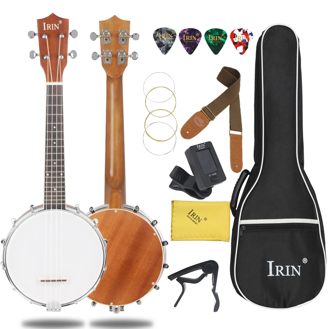 IRIN-4-Strings-Banjo-Professional-Maple-Neck-Rosewood-Fingerboard-Banjo ...