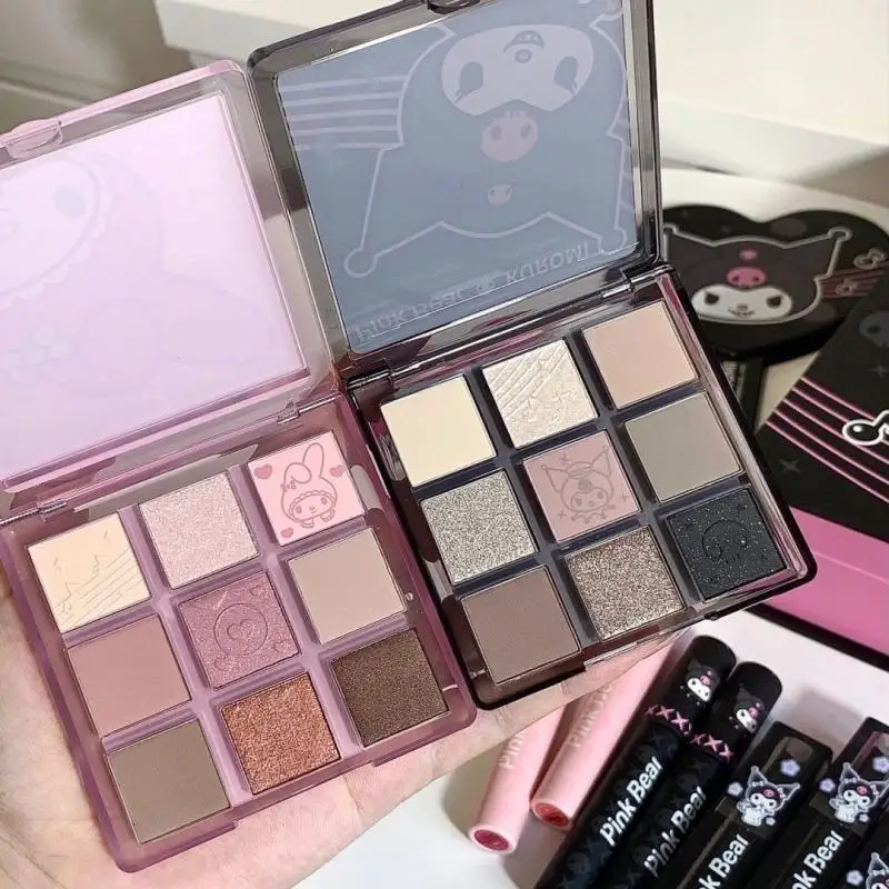 Kawaii-Kuromi-Eyeshadow-Palette-Anime-Sanrio-Girl-Earth-Colored-Smoky ...