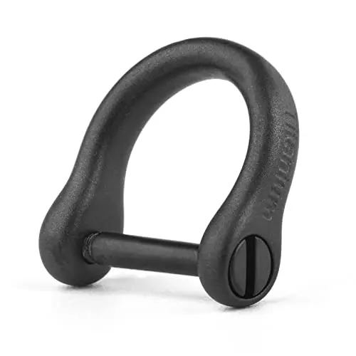 Titanium-Key-Ring-D-Shape-Key-Rings-with-Screw-Shackle-for-Car-Key ...