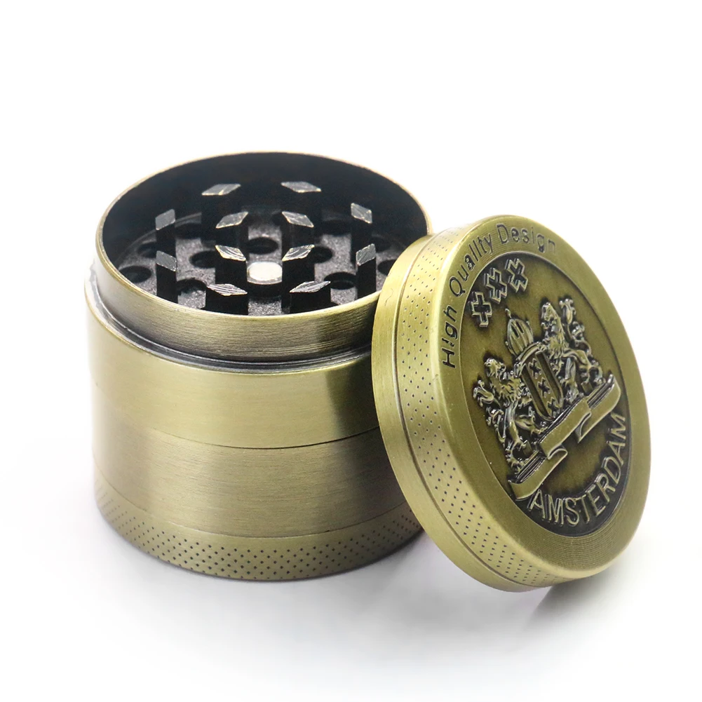 Zinc-Alloy-Smoke-Tobacco-Grinder-4-layer-Lion-Pattern-Manual-Herbal ...