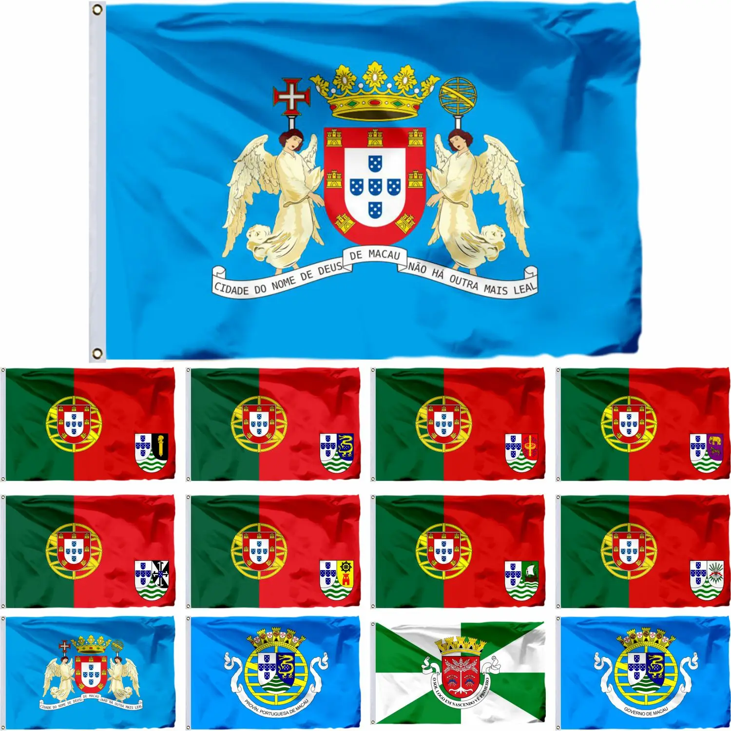 Portugal-Bandeira-Do-Leal-Senado-Flag-Macau-and-Timor-3X5FT-East-Africa ...