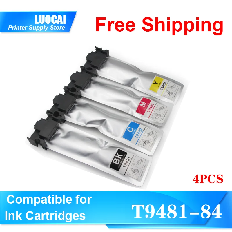 T9481 T9482 T9483 T9484 INK CARTRIDGE COMPATIBLE FOR EPSON WORKFORCE ...