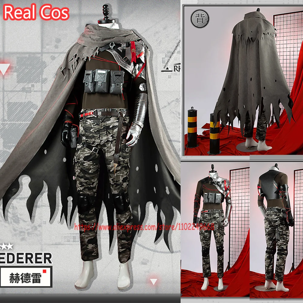 Customized-Arknights-Hoederer-Cosplay-Costume-Game-Suit-Handsome ...