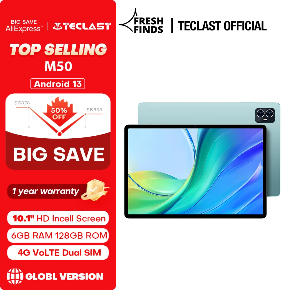 Teclast-M50-Tablet-Android-13-T606-6GB-RAM-128GB-ROM-10-1-Tablets-PC ...
