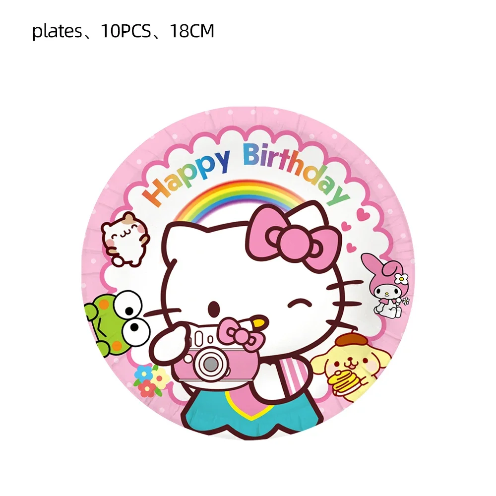 Juego de decoraciones para fiesta de cumpleaños de Hello Kitty con ...