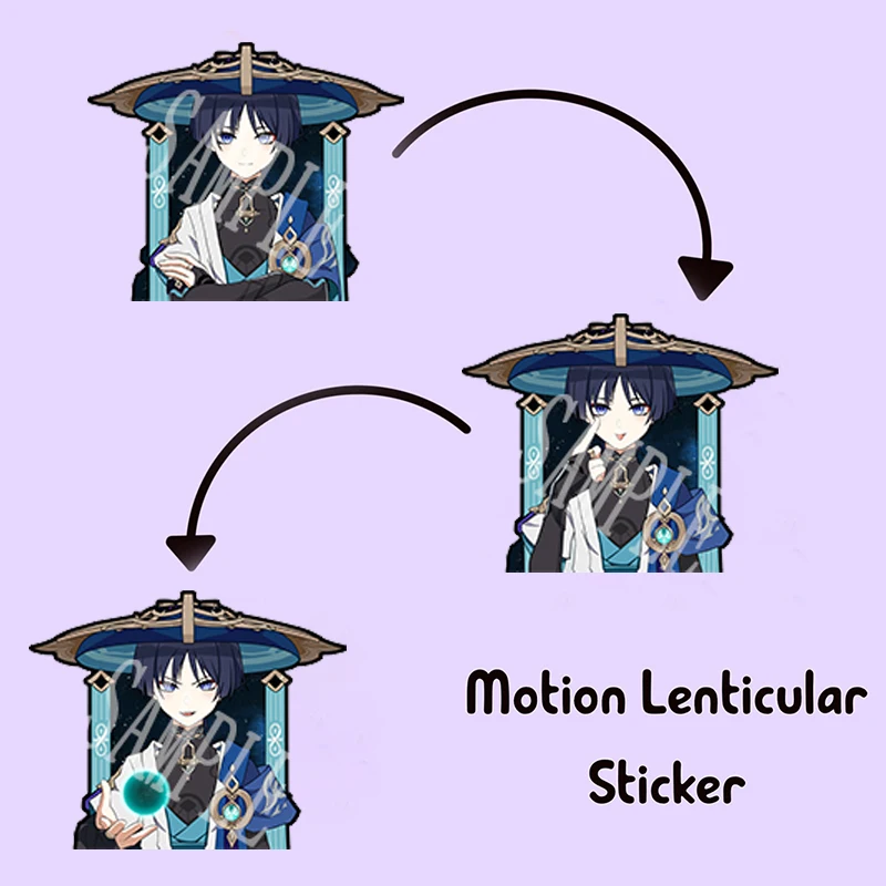 Genshin-Impact-Wanderer-Motion-Stickers-Peeker-Sticker-Waterproof ...