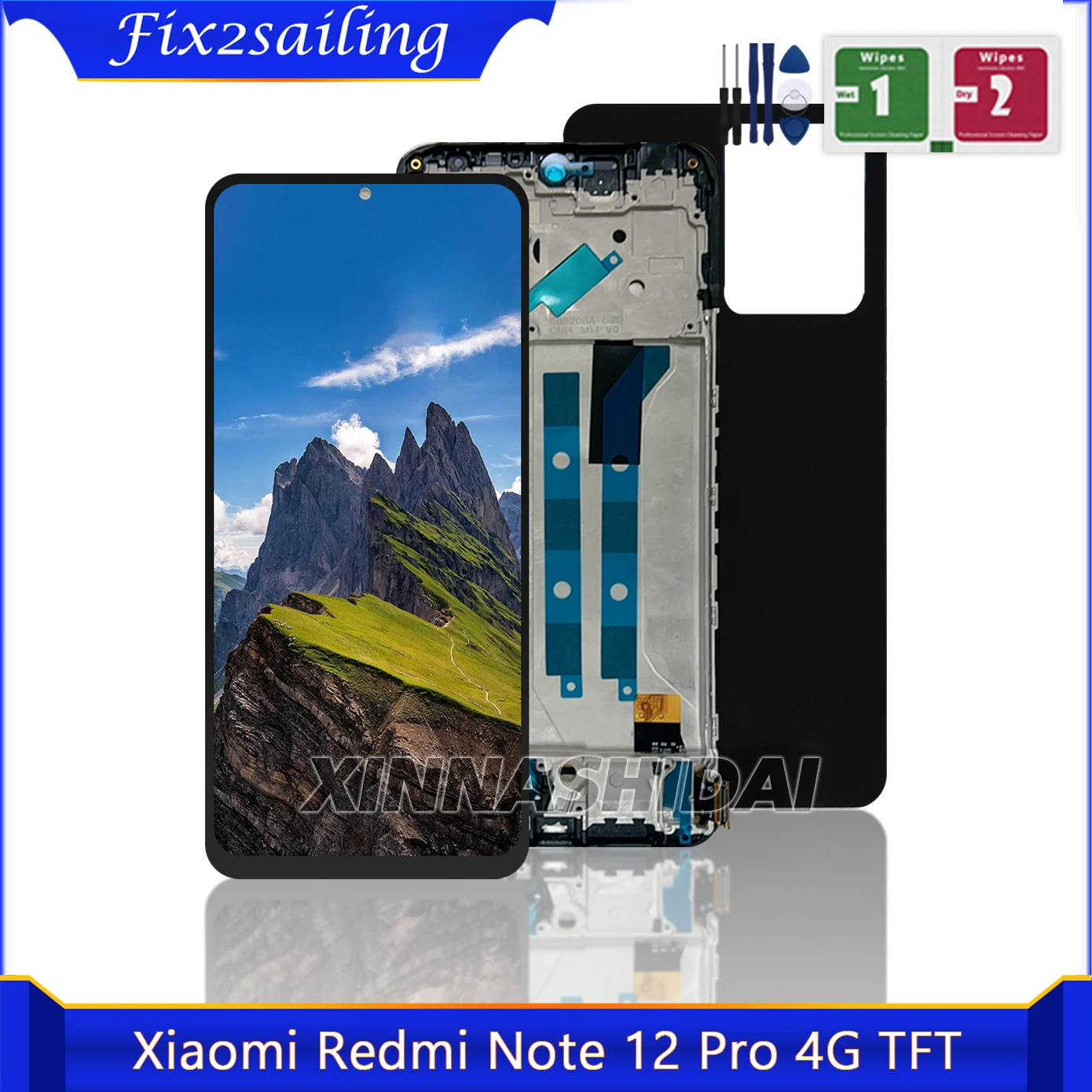 6.67“TFT For Xiaomi Redmi Note 12 Pro 4G ‎LCD Display Touch Screen ...