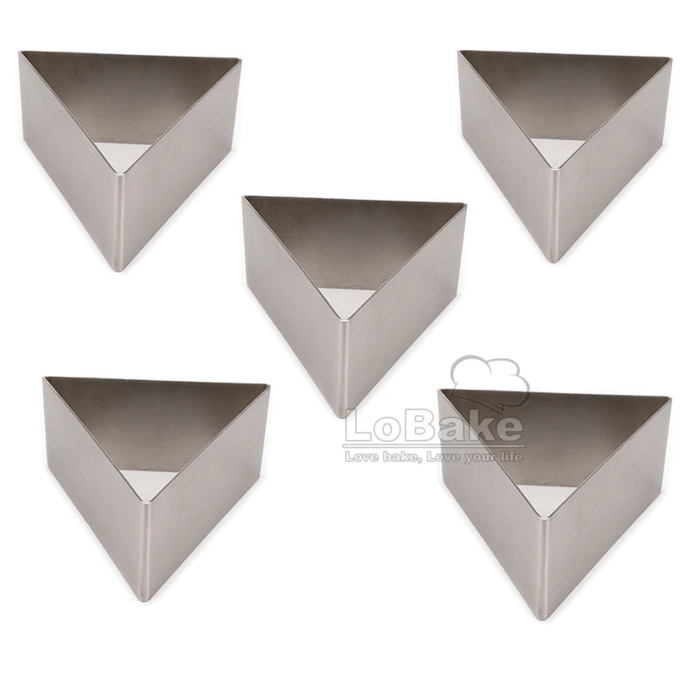 9cm-Trigon-Shape-304-Stainless-Steel-Small-Mousse-Ring-Mold-Baking-Cake ...