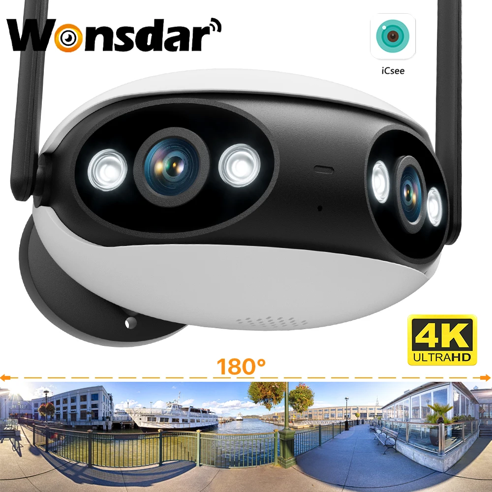 Wonsdar-4K-8MP-HD-Wifi-Camera-180-Panoramic-Dual-Lens-Video ...