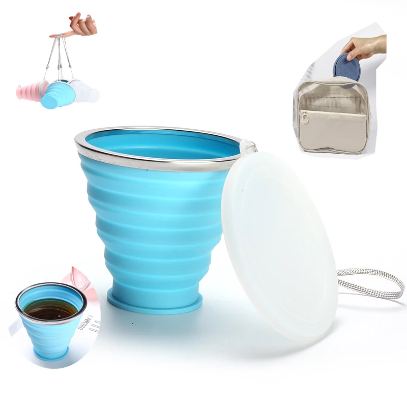 180-270ml-Portable-Silicone-Folding-Water-Cup-Mini-Retractable-Cup ...