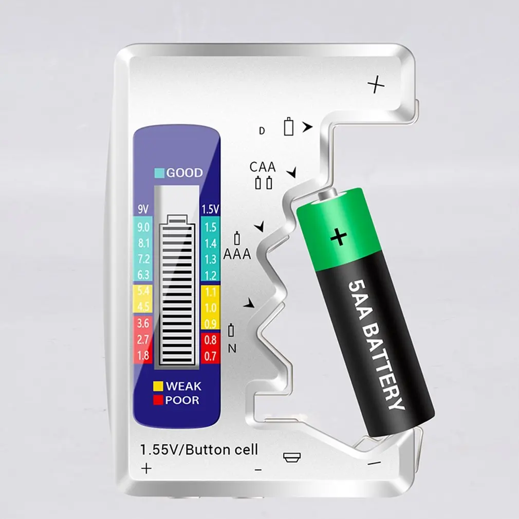 2023-NEW-Digital-Battery-Tester-LCD-Display-9V-1-5V-Button-Cell-Battery ...