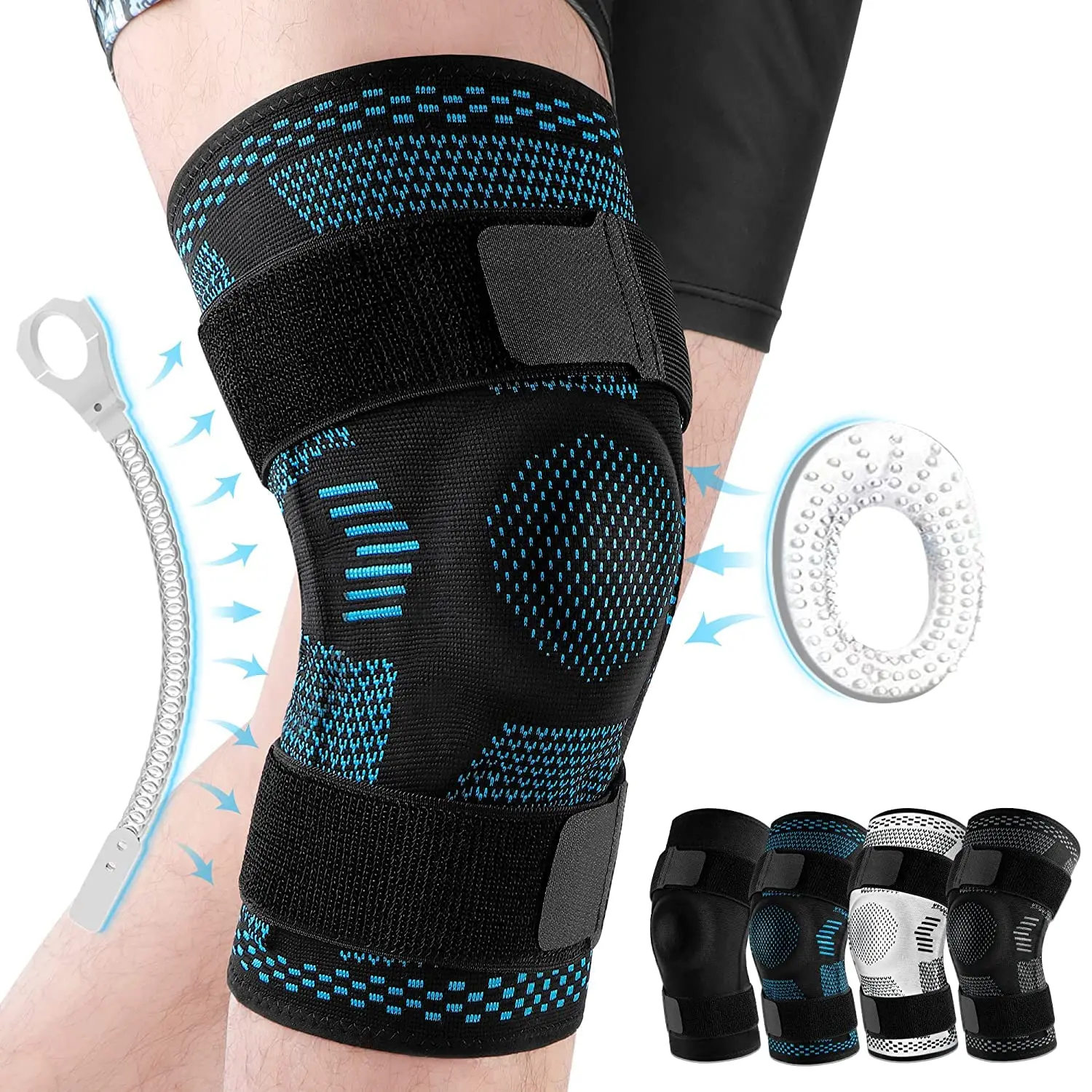 Sports-Knee-Pads-for-Knee-Pain-Meniscus-Tear-Injury-Recovery-with-Side ...
