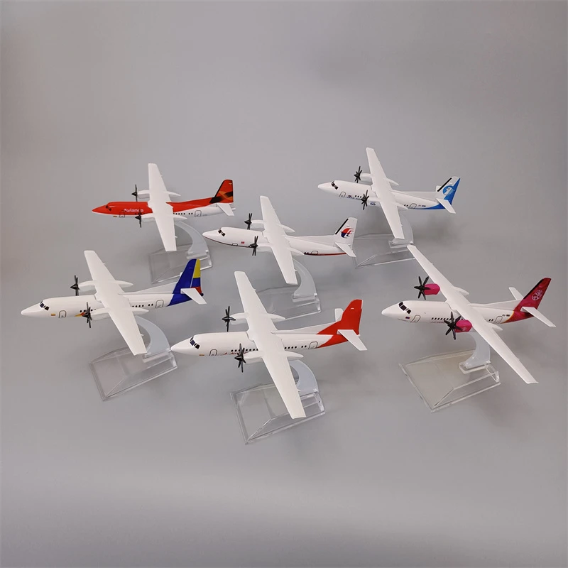 Avianca FOKKER 말레이시아 Satena HUNNU AERO MONGILIA FOK F50 항공사 다이캐스트 비행기 ...