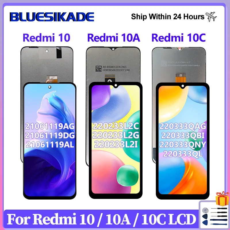For-Xiaomi-Redmi-10A-Redmi-10C-LCD-Display-220233L2I-220333QL-Touch ...