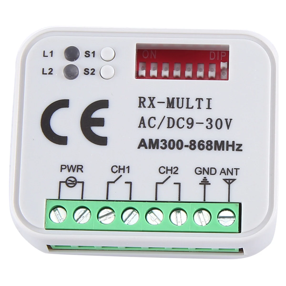 Receptor-Universal-RX-multifrecuencia-300-868MHz-m-dulo-de-rel-de-2 ...