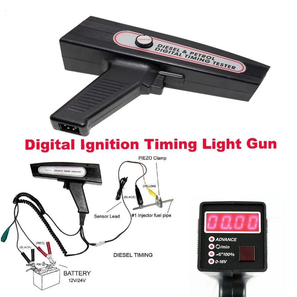 Stun Gun KZYEE KT60 Digital Engine Inductive Strobe Timing Light