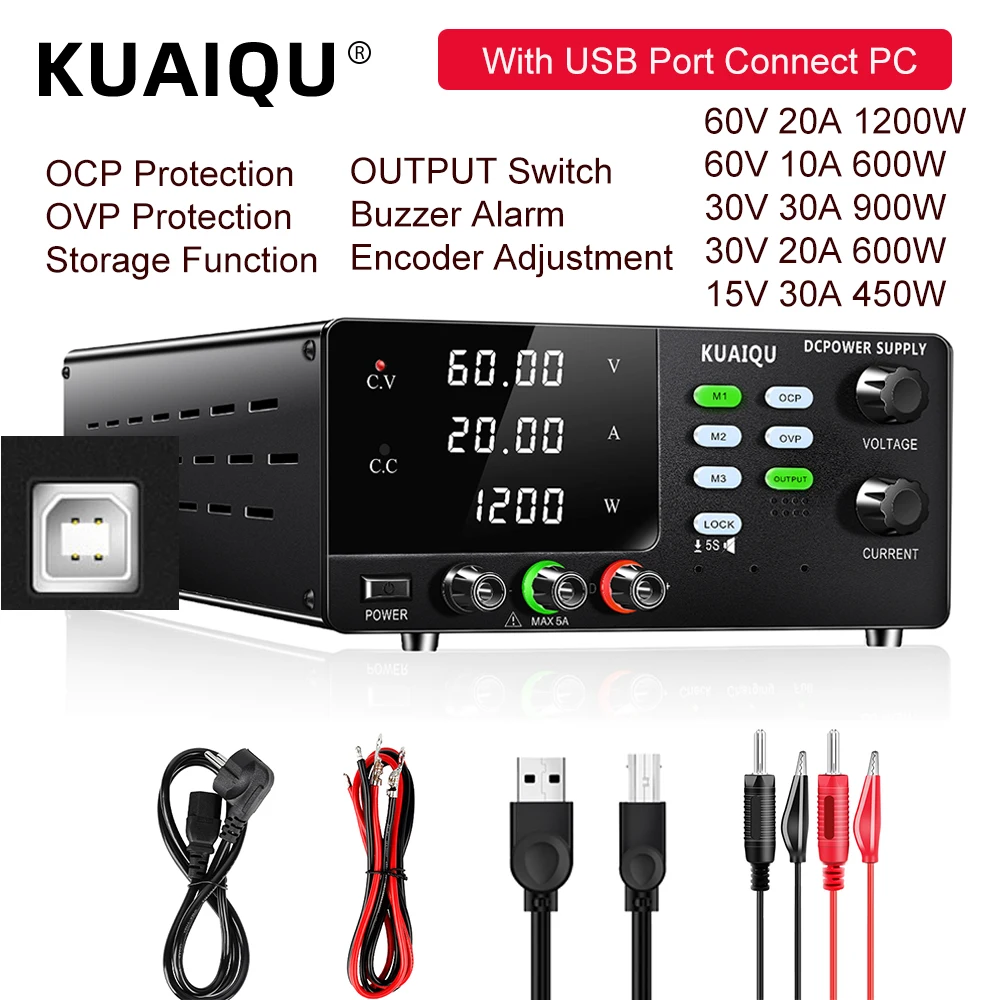 High-Power-450W-1200W-OCP-OVP-USB-Programmable-Power-Supply-Adjustable ...