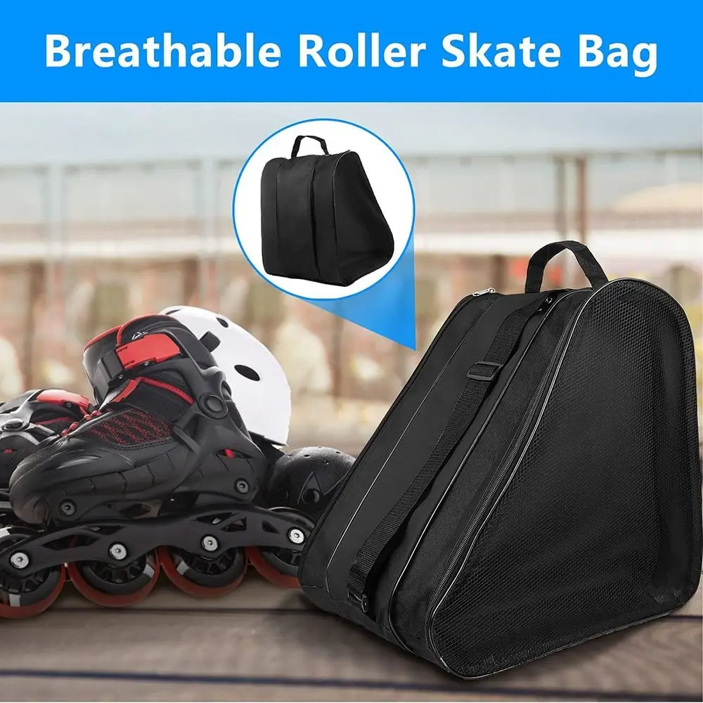 Nylon-Universal-Ice-Skate-Bag-Breathable-Adjustable-Roller-Skate-Bag ...