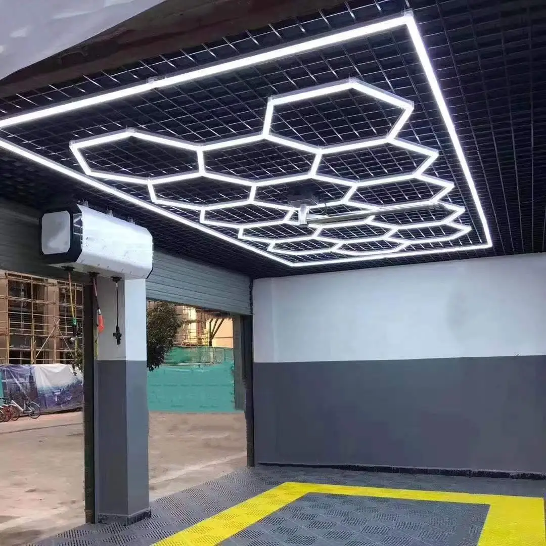 Lighting-for-Garage-Hexagon-Led-Light-110V-245V-for-Auto-Detailing ...