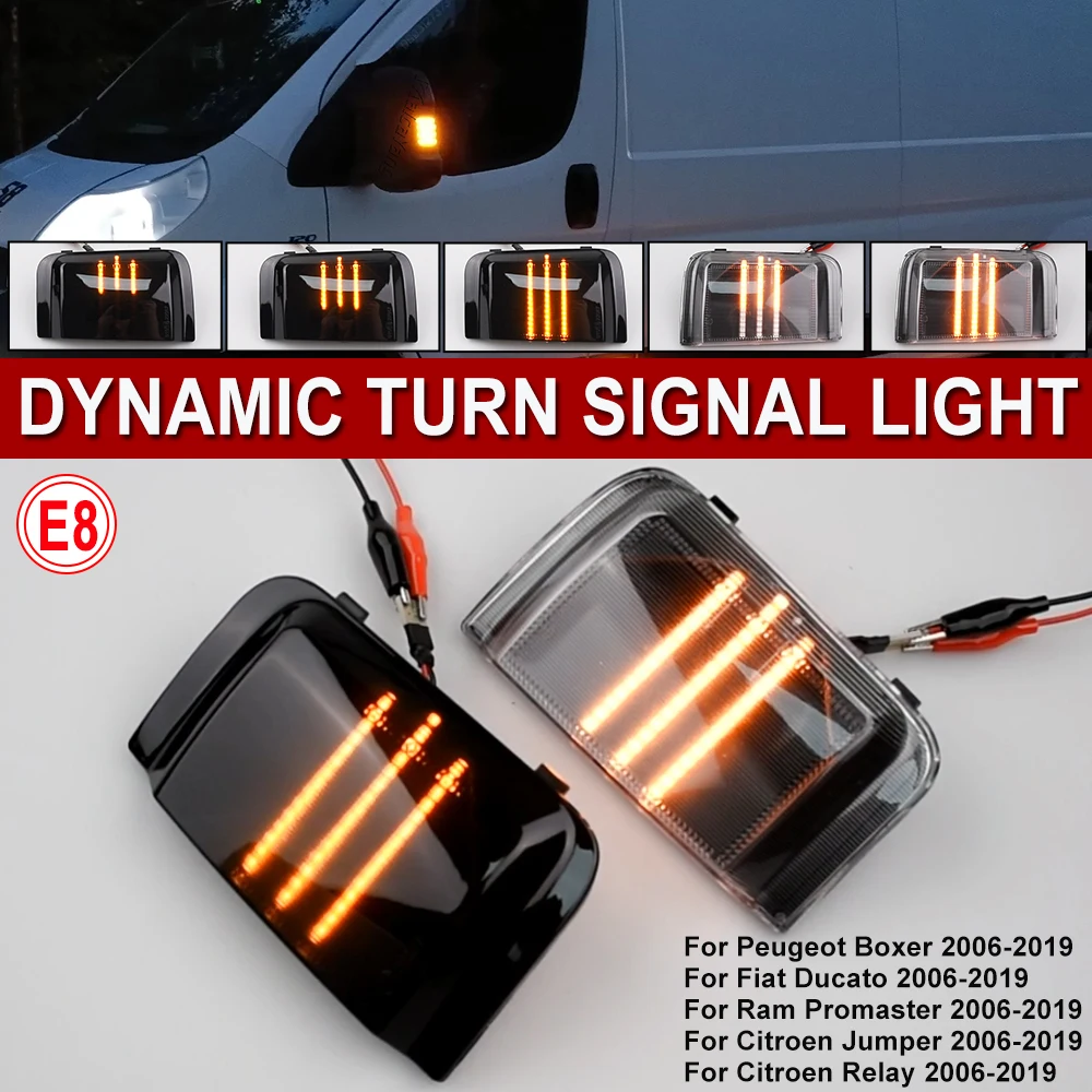 For-Peugeot-Boxer-Fiat-Ducato-Citroen-Jumper-Dynamic-Blinker-LED ...