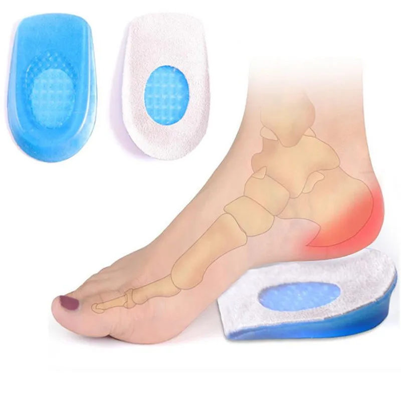 Silicone-Gel-Insoles-Heel-Cushion-for-Feet-Soles-Relieve-Foot-Pain ...