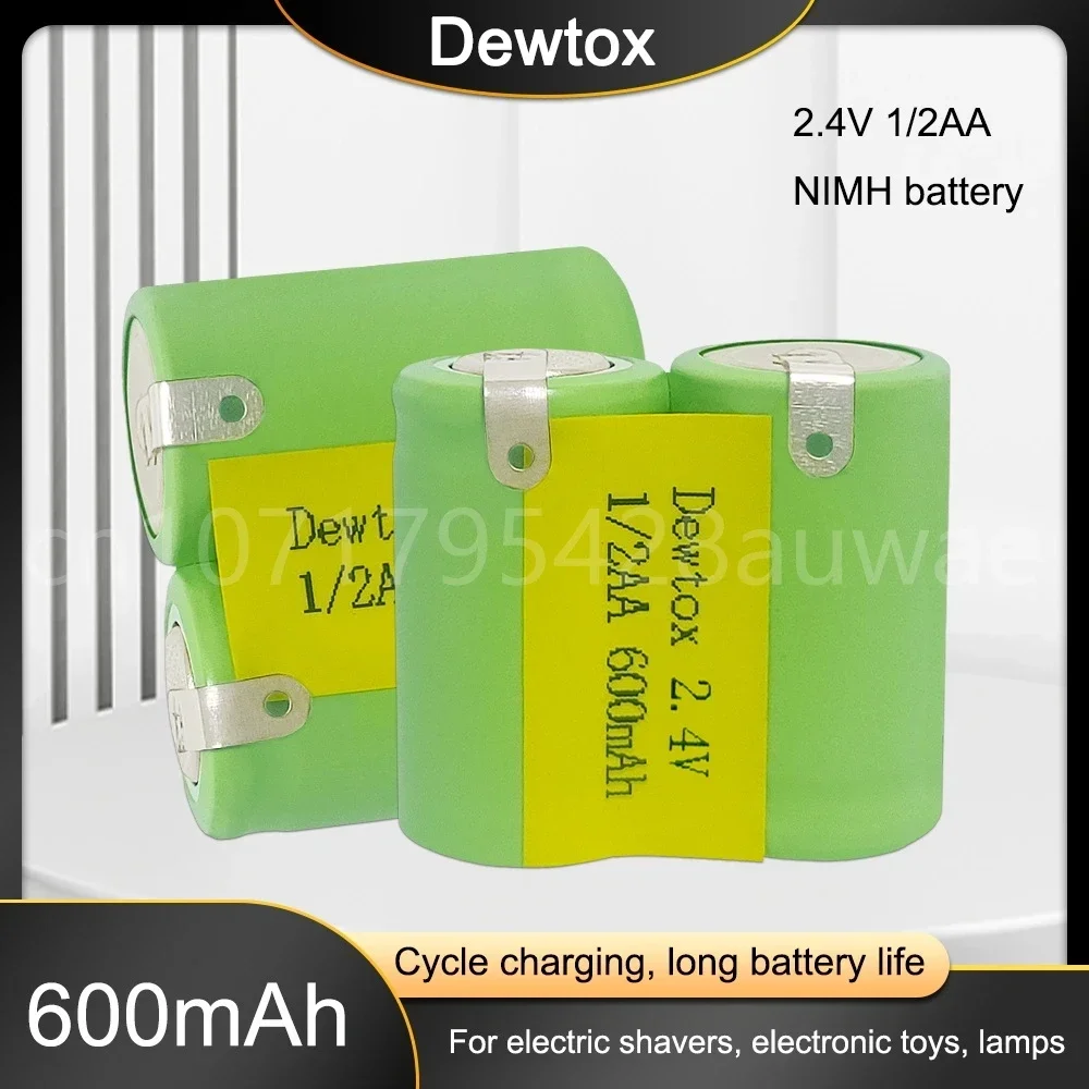 1-2V-1-2AA-600mAh-Ni-MH-Rechargeable-Battery-2-Battery-With-Welding ...