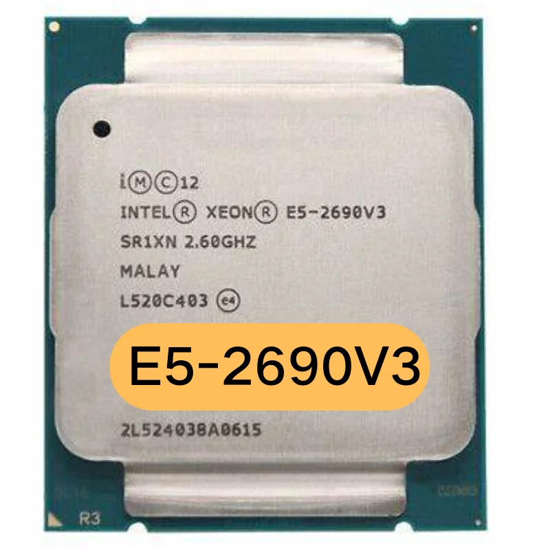 Intel Xeon E5 2690 V3 E5-2690V3 12 E5-2690-V3 SR1XN Processador 2.6Ghz ...