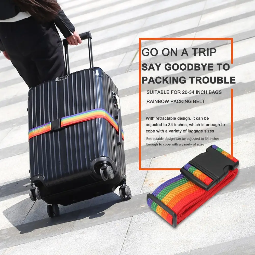 Password-Lock-Luggage-Strap-Suitcase-Baggage-Belt-Easy-To-Use-Password ...