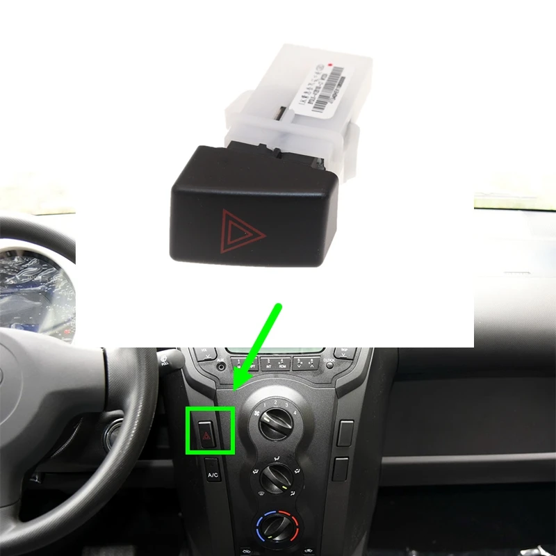 For BYD F0 Car Hazard Warning Indicator Light Switch Emergency Button ...