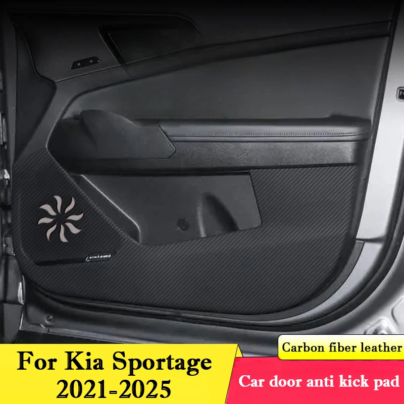 For Kia Sportage Car Door Anti Kick Pad Glove box Anti Dirt Mat ...