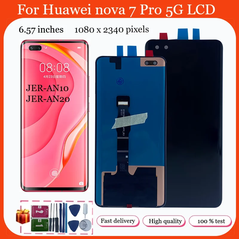 6-57-Original-Display-For-Huawei-Nova-7-Pro-5G-Lcd-Touch-Screen ...